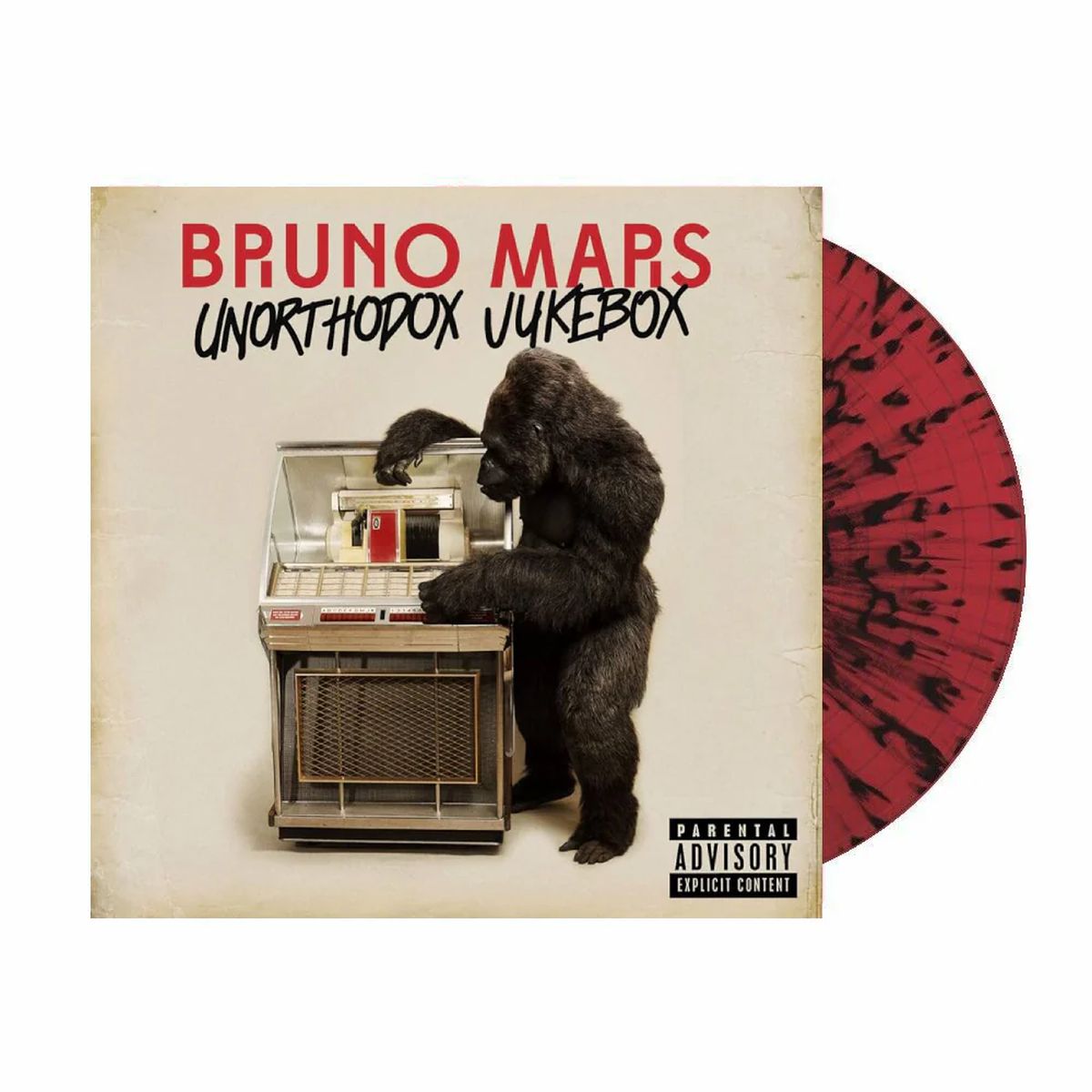 Bruno Mars - Unorthodox Jukebox (Red and Black Splatter) – Bizarro Market